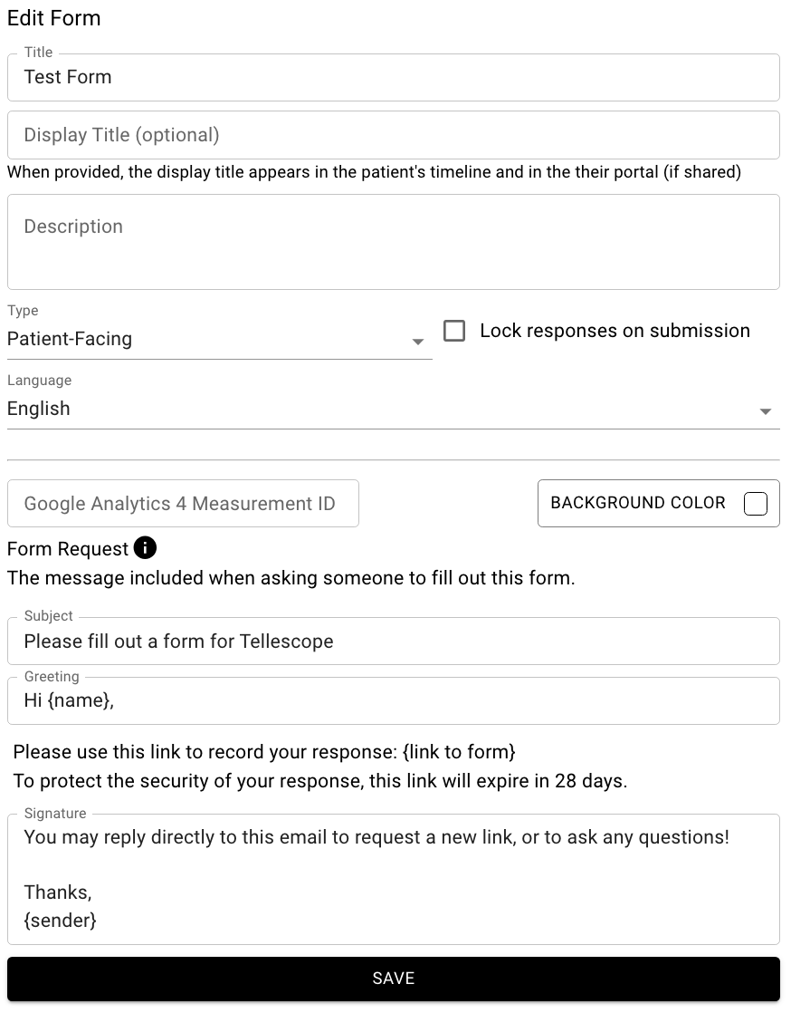 Forms: Editing the Message used when sending a Form (Different from ...