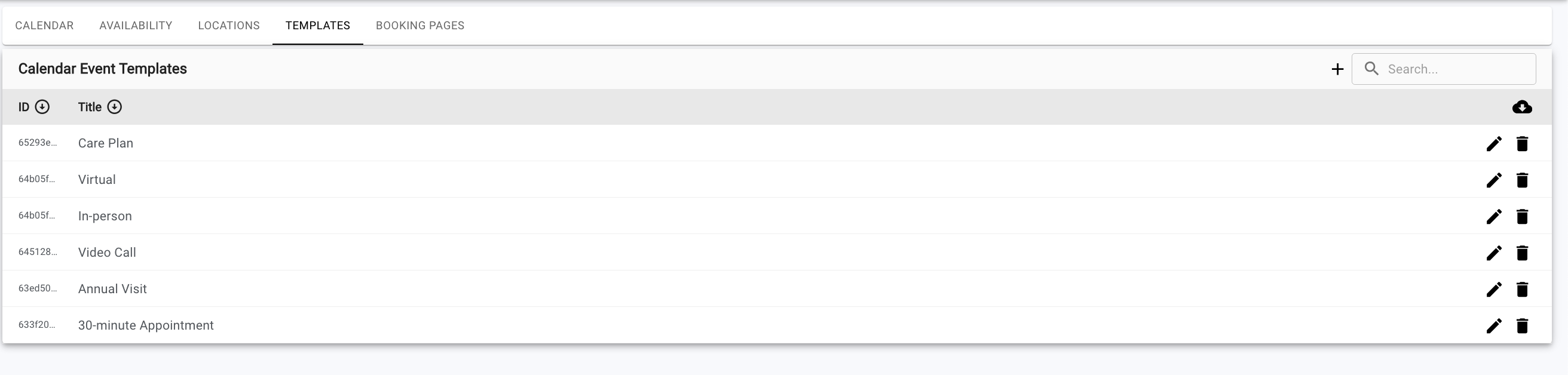 Calendar and Scheduling: Calendar Event Templates – Tellescope