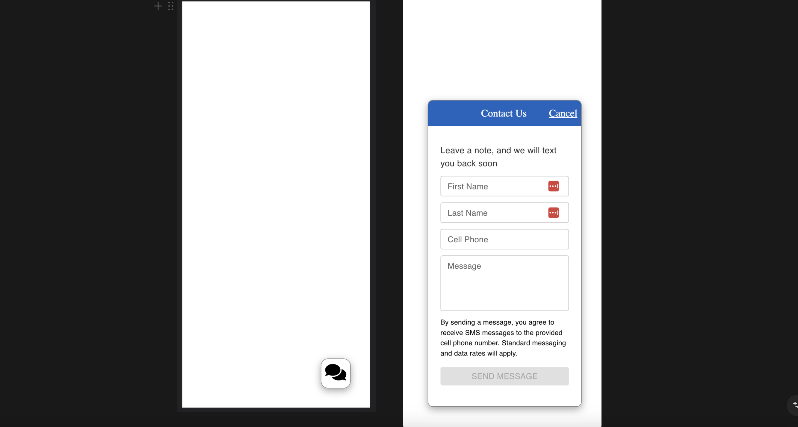 Forms: Phone Embed – Tellescope