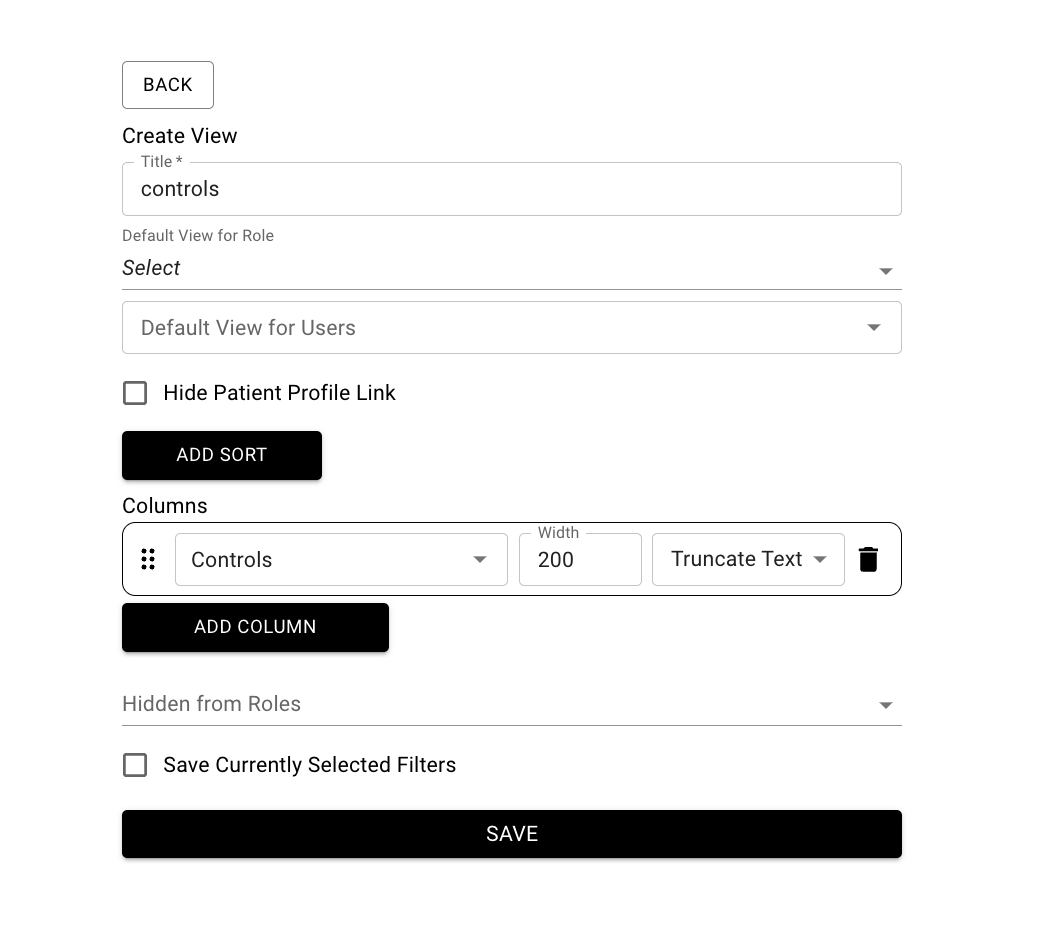 What are Controls for Custom Views – Tellescope